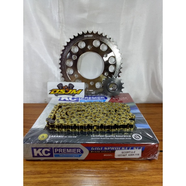 Jual GEAR SET RANTAI GOLD SCORPIO Z GEAR PAKET RANTAI GOLD SCORPIO Z ...