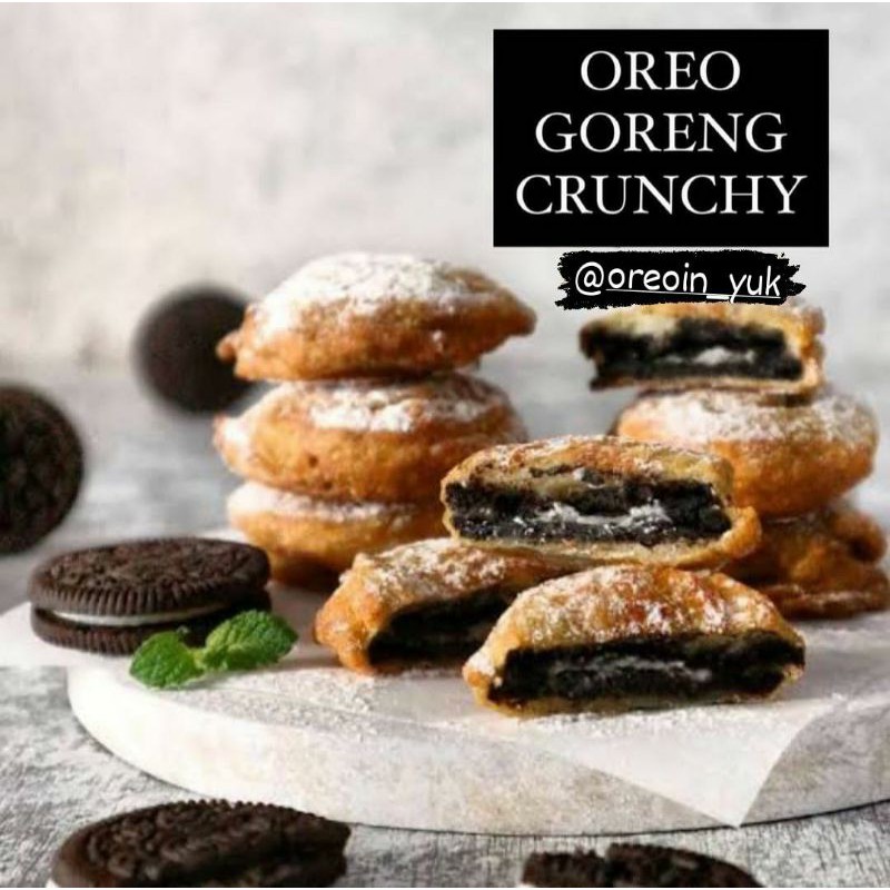 Jual Oreo Goreng Topping Sesuai Selera 8pcs | Shopee Indonesia