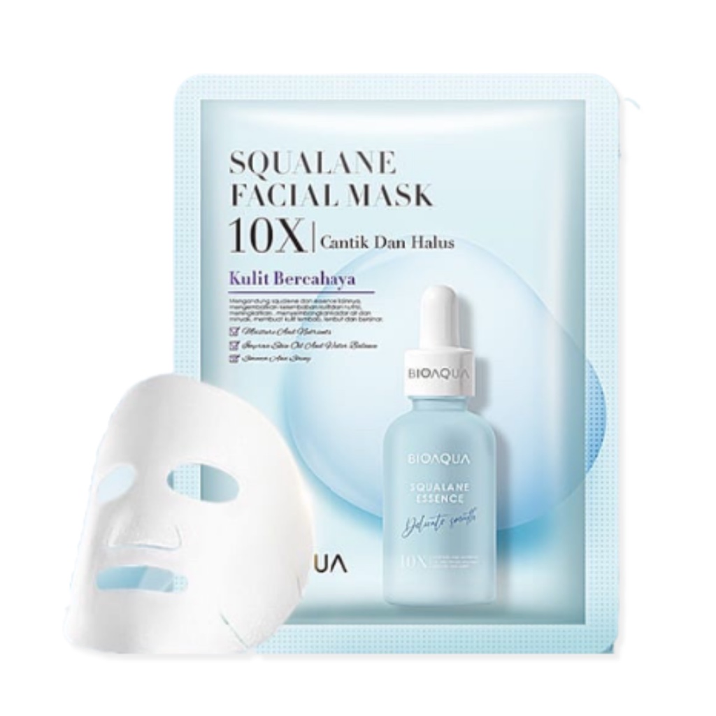 Jual [BPOM] BIOAQUA Sheet Mask 10x The Effect Mask 28ml - Masker Wajah Bio Aqua | Shopee Indonesia