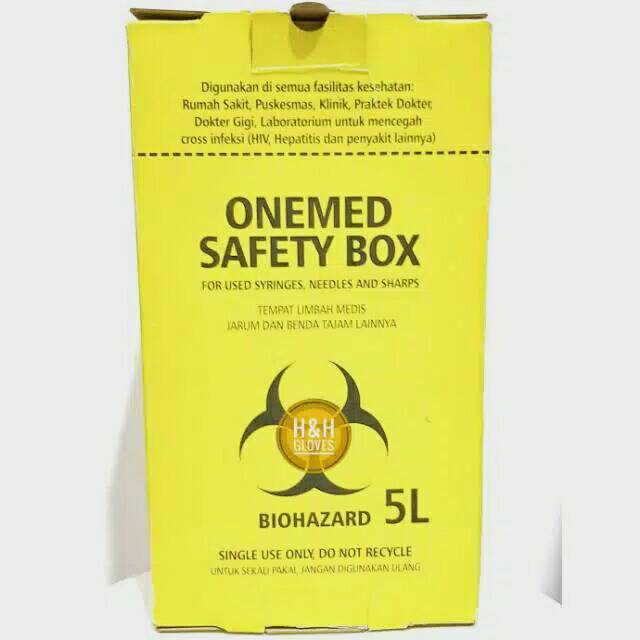 Jual Safety box / Box Biohazard 5liter | Shopee Indonesia