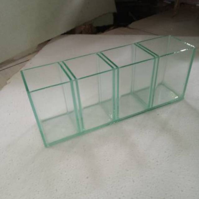 Jual Soliter cupang soliter sekat 4 aquarium mini aquarium cupang ...