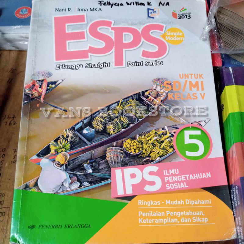 Jual BUKU ESPS IPS KELAS 5 SD K13 ERLANGGA | Shopee Indonesia