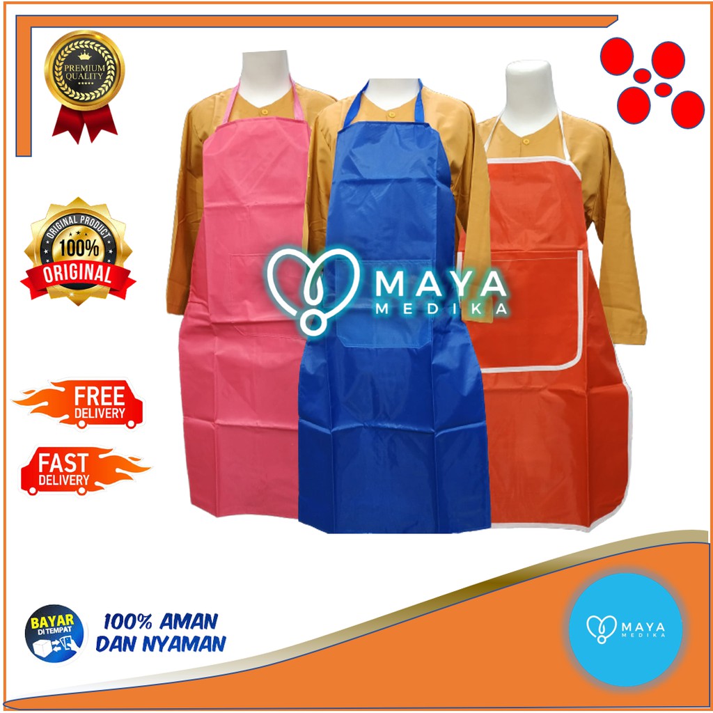Jual Apron Warna / Ms / Celemek | Shopee Indonesia