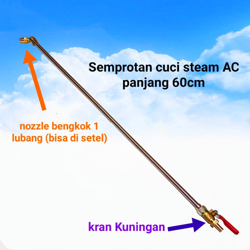 Jual Semprotan cuci stim AC alat semprot stik panjang nozzle bengkok ...