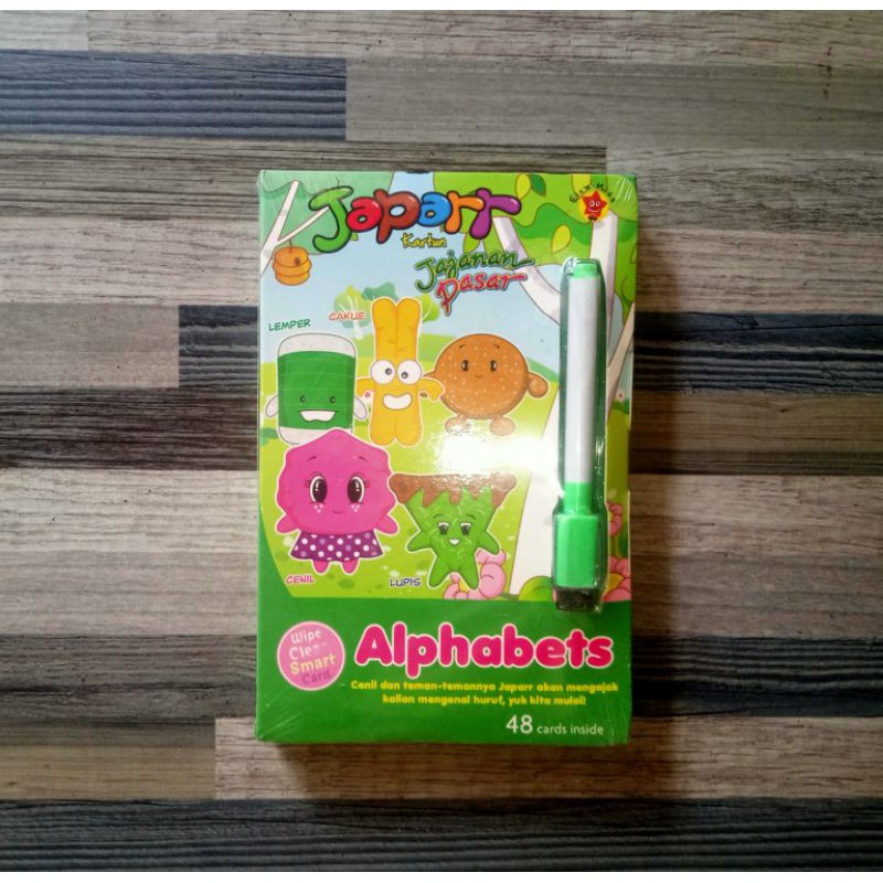 Jual WIPE CLEAN SMART CARD : ALPHABETS | Shopee Indonesia