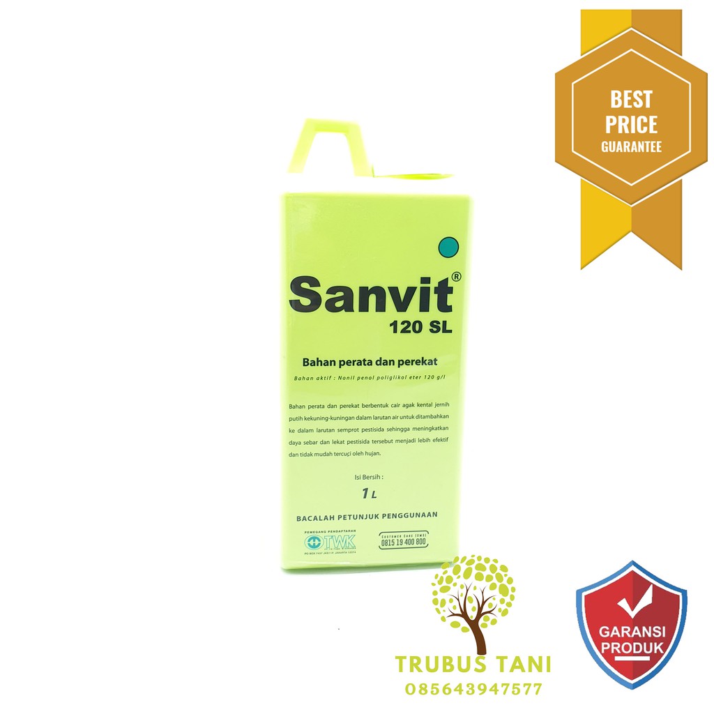 Jual Bahan perekat dan perata Sanvit 120 SL 1 Liter | Shopee Indonesia