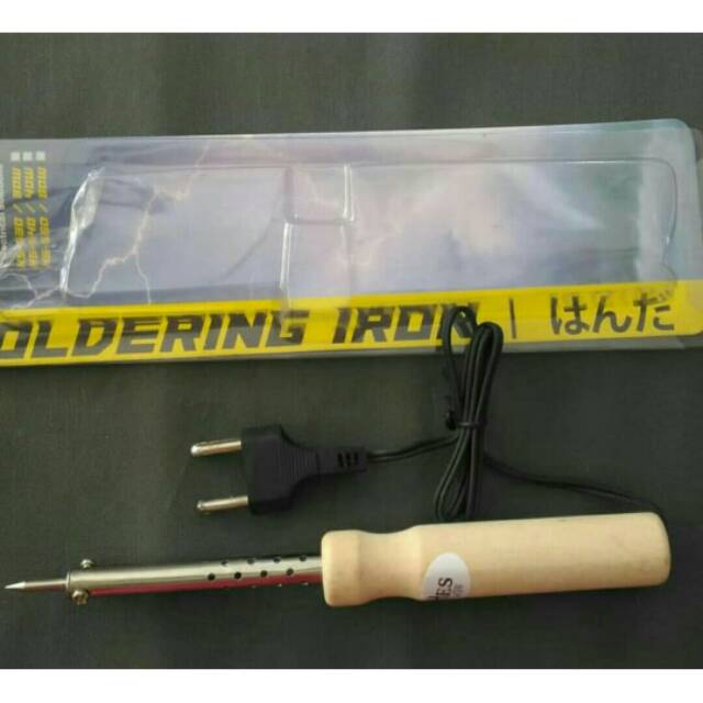 Jual SOLDER KAYU 40w/60w soldering iron solder ganggang kayu | Shopee ...
