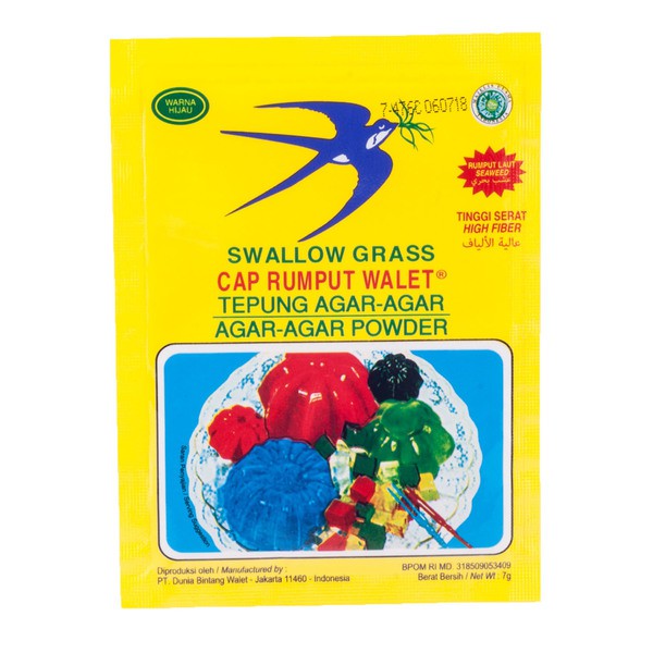Jual Agar agar Powder Swallow Grass Cap Rumput Walet 1 Box12 Sachets ...