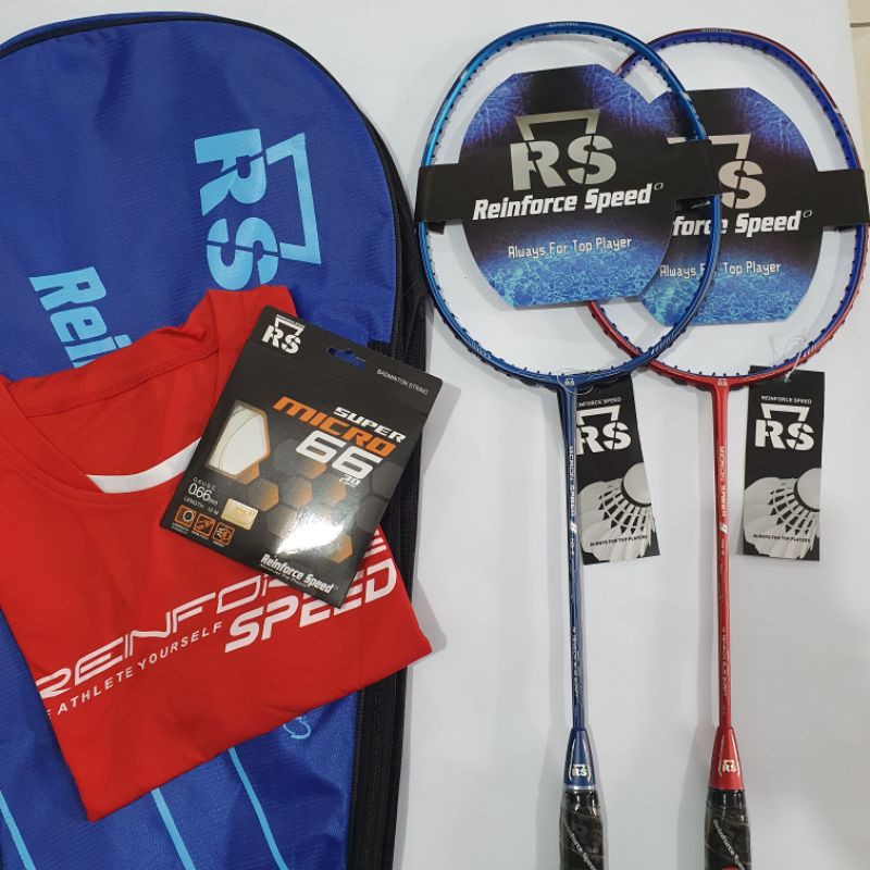 Jual [Free Pasang Senar] Raket Badminton RS Micron Saber 8 9 NG III ...