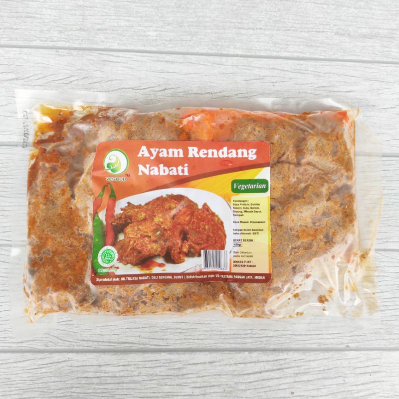 Jual Vegood Ayam Rendang Nabati 450g Vegetarian Vegan Beku | Shopee ...