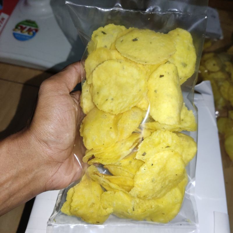 Jual Comring Daun Bawang Renyah Gurih 250grm | Shopee Indonesia