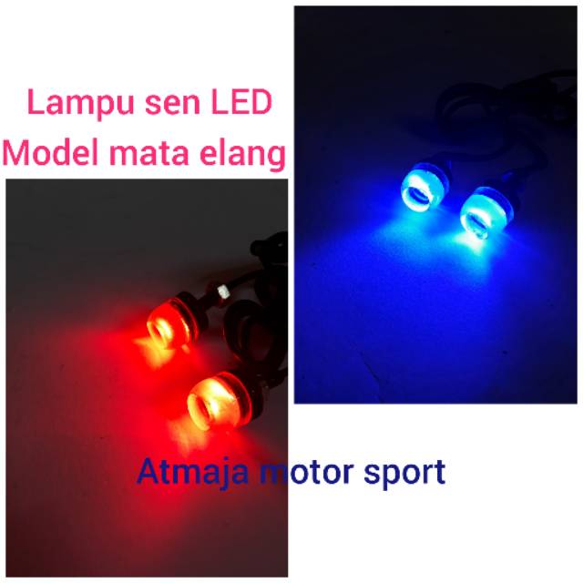 Jual LAMPU SEN MODEL MATA ELANG LAMPU SEN LED DIAM | Shopee Indonesia