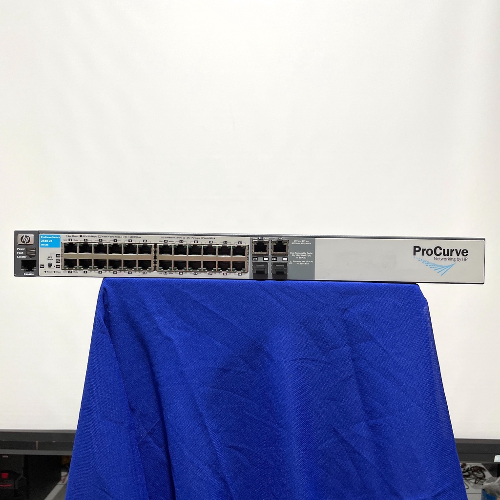 Jual switch hp procurve 2510 24 port 2 port gigabit j9019b web base ...