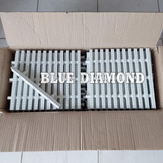 Jual Grill Grating Kolam Renang 3 Pin Lebar 25 CM - Chalk White ...