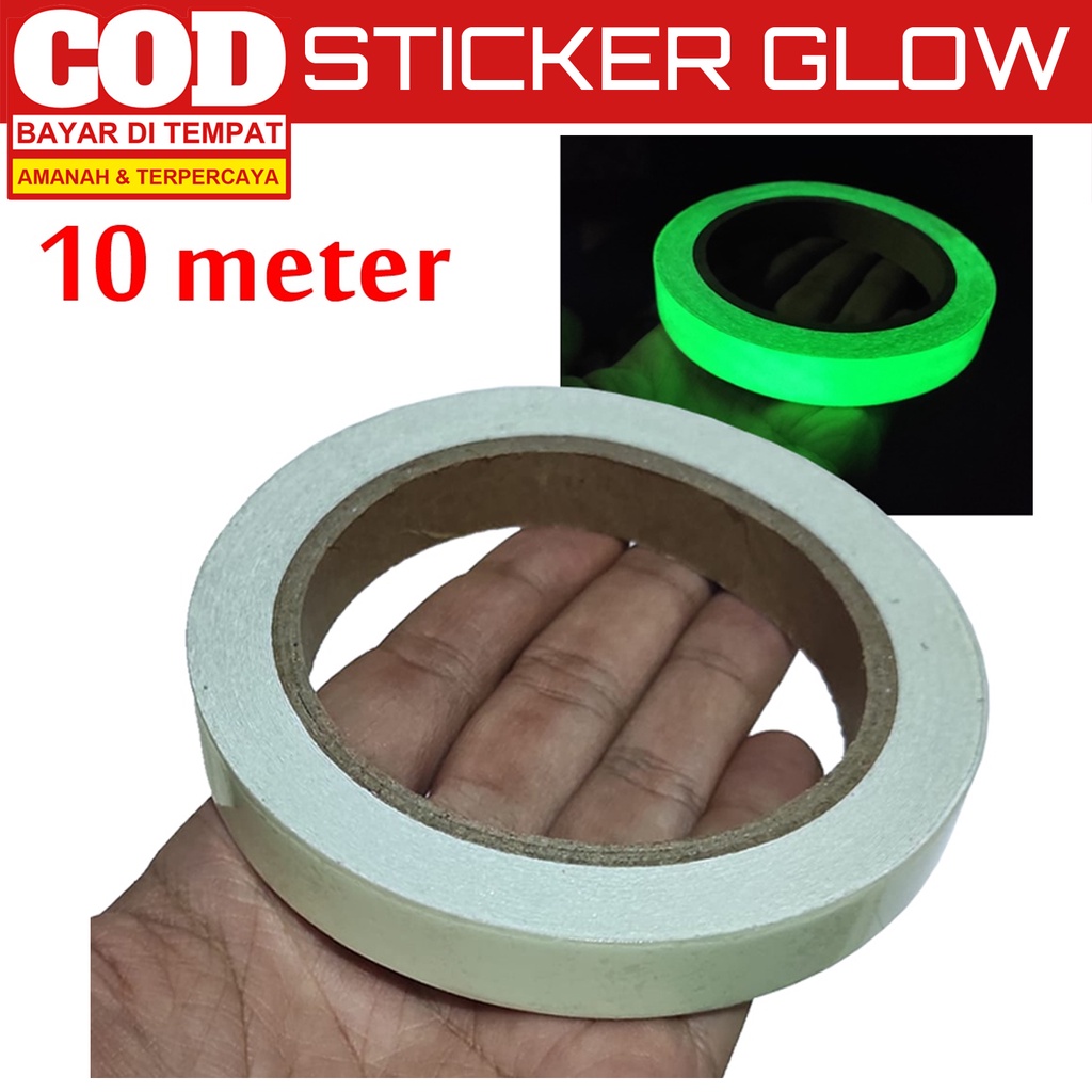 Jual Stiker Fosfor Glow in The Dark bahan Vynil Untuk Kerajinan Umpan ...