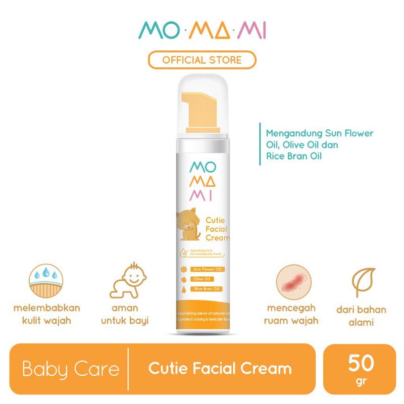 Jual Momami Baby Cutie Facial Cream - Lotion & Cream Bayi (50 gr ...
