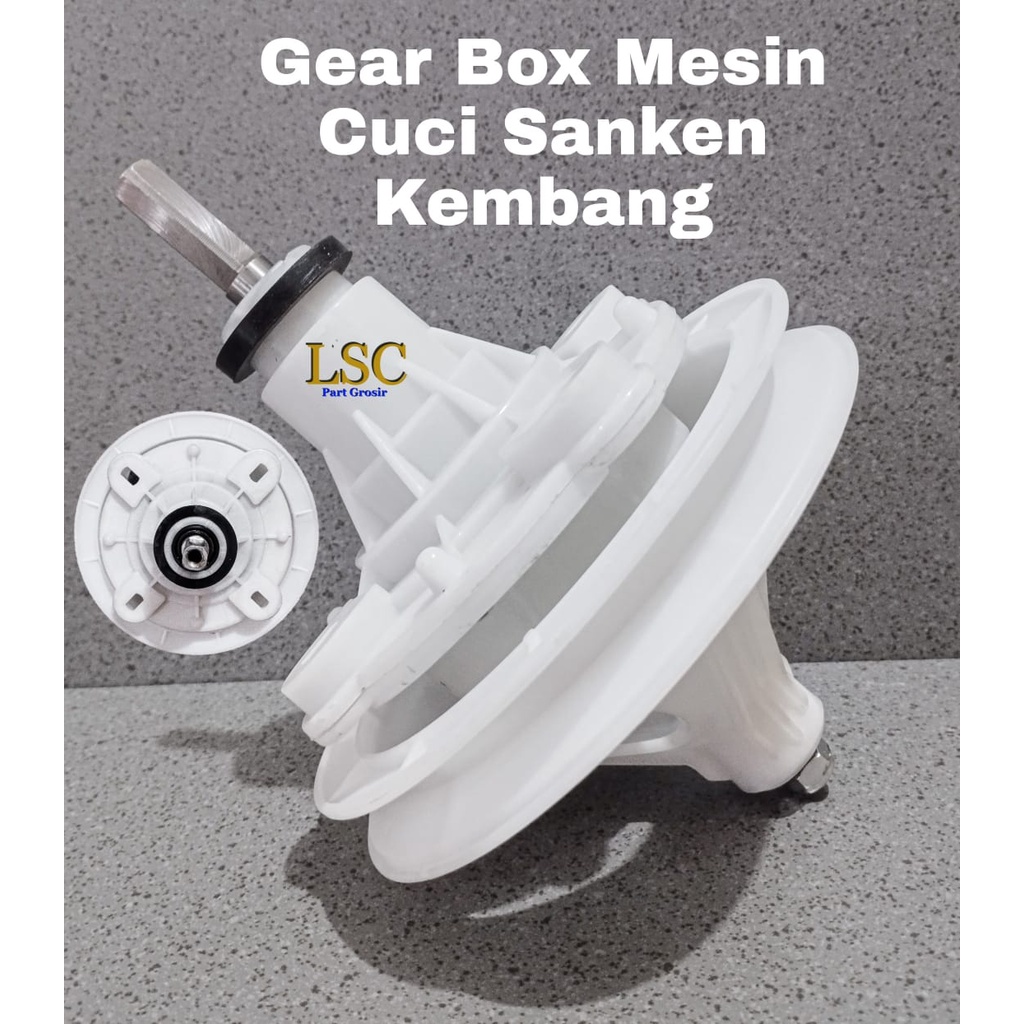 Jual Gear Box Gearbox Mesin Cuci Sanken 2 Tabung As Kotak 3,5 Gearbox ...