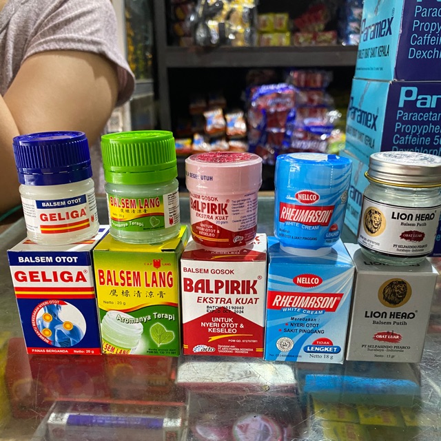 Jual balsem geliga / balsem lang / balpirik / rheumason / lion head ...