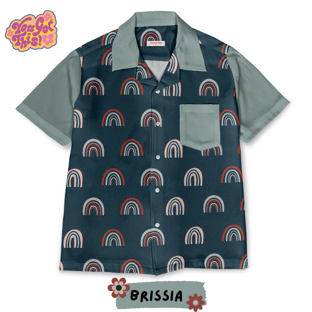 Jual YGT OFFICIAL - Kemeja Fullprint Oversized Pattern Abstract ...