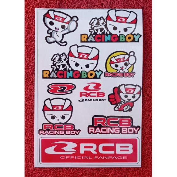 Jual STIKER RACING STIKER MOTOR STIKER HELM RCB KODE G | Shopee Indonesia