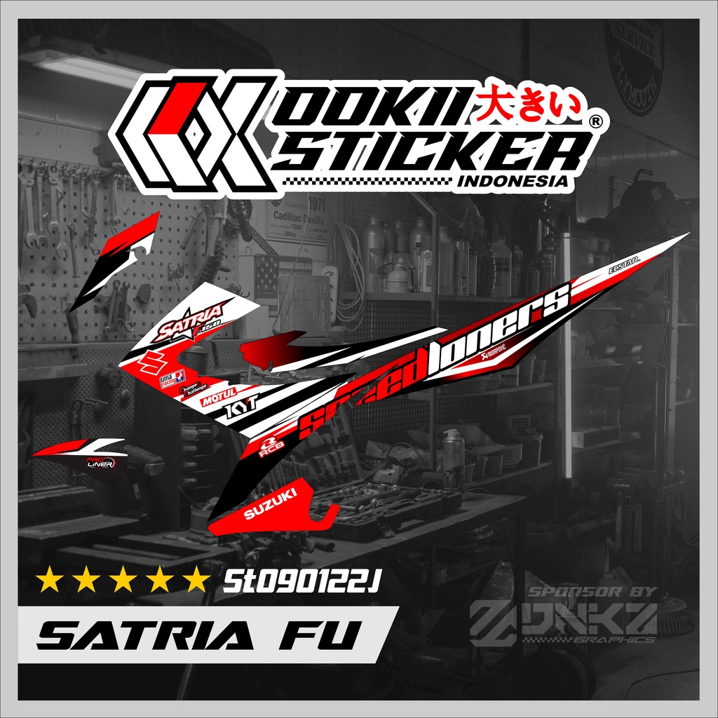 Jual Stiker Satria FU Facelift Decal Striping Satria FU Facelift ...