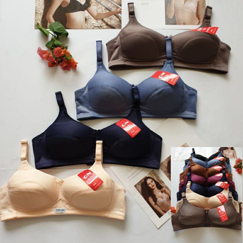 Jual Sport Bra Golden Nick K364 | Tanpa Busa Tanpa Kawat Kait 2 | Bh GN 364 | Shopee Indonesia