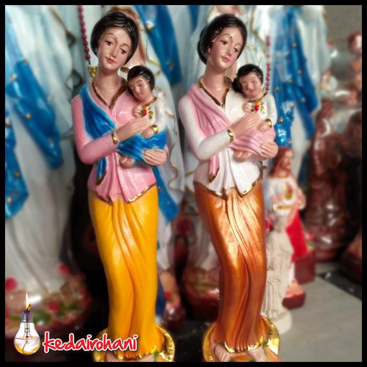 Jual PATUNG BUNDA MARIA JAWA 30 CM - HADIAH/SOUVENIR/HIASAN/ARCA FIBER ...