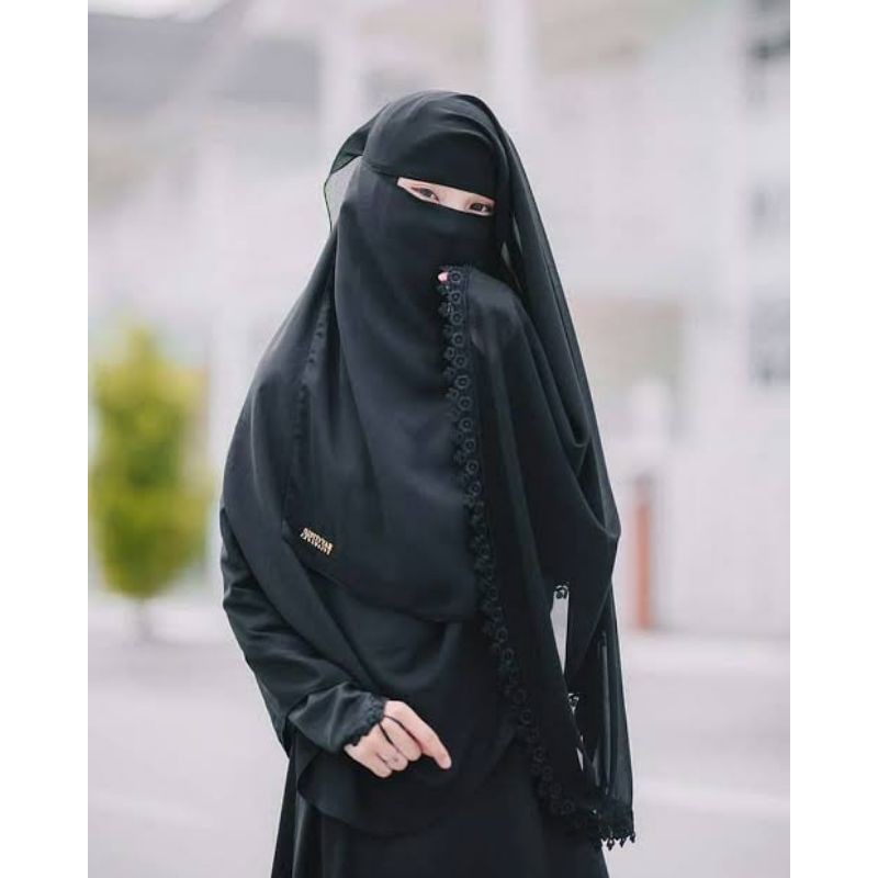 Jual cadar murah NIQAB YAMAN HAFSHOH niqob yemen cadar temboro nikop cantik | Shopee Indonesia
