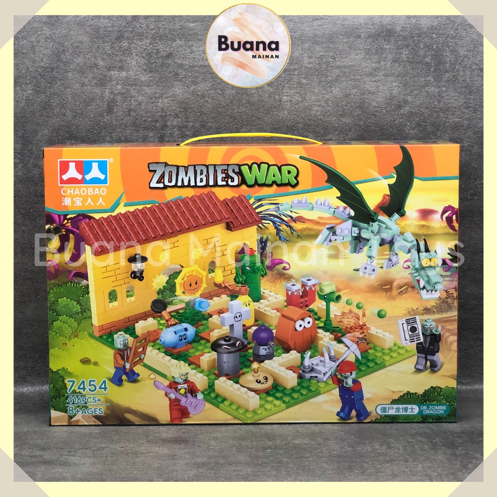 Jual BRICK CHAOBAO PLANT VS ZOMBIE WAR MAINAN EDUKASI ANAK COWO CEWE ...