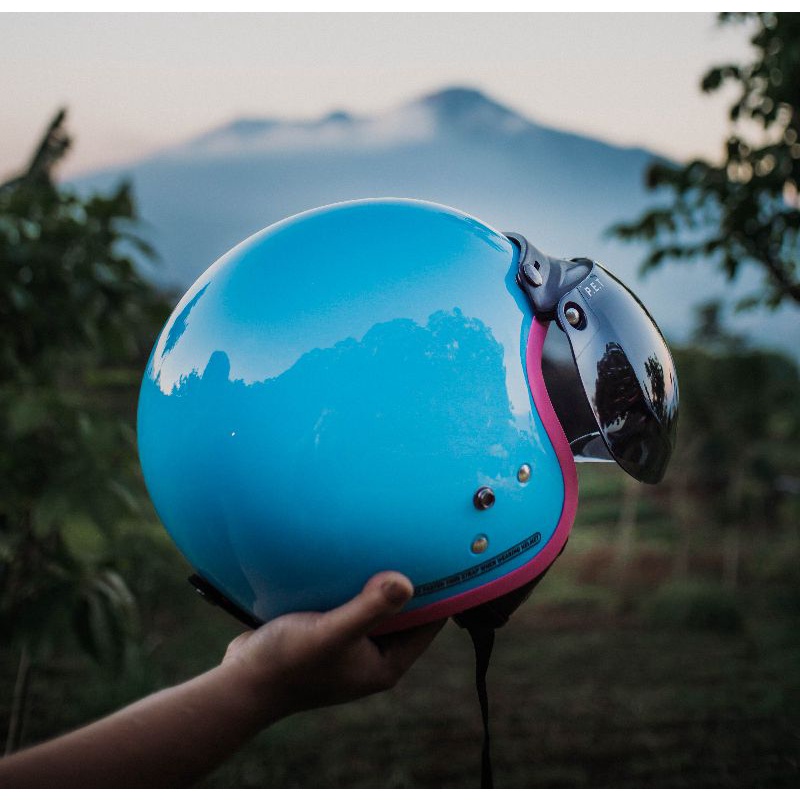 Jual Helm Helem Bogo Hijab Wanita Cewek Dewasa Terbaru Trendi Kece ...