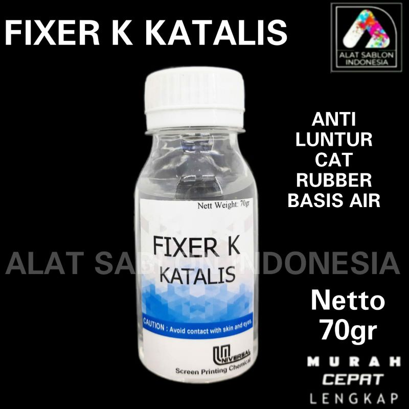 Jual PENGUAT CAT SABLON FIXER KATALIS K CAT PASTA RUBBER 70gr | Shopee ...