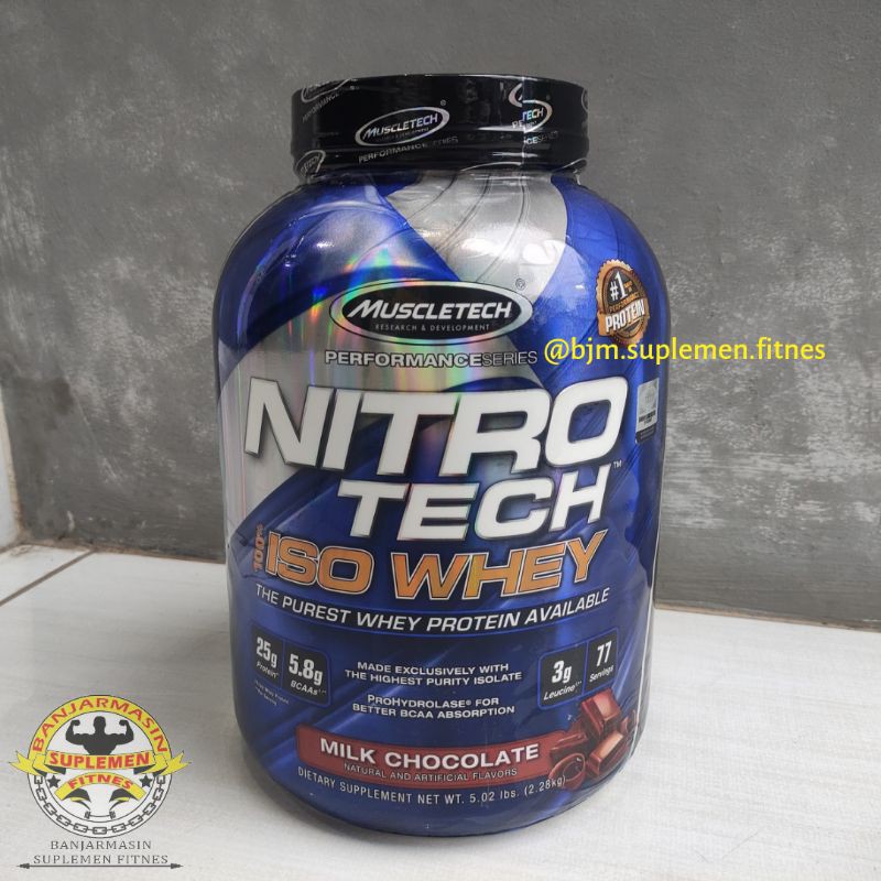 Jual MUSCLETECH NITROTECH ISO WHEY 5 LBS | Shopee Indonesia