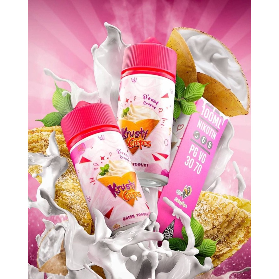 Jual Krusty Crepes V3 - Greek Yogurt by Diannadeestarlight 100ml ...
