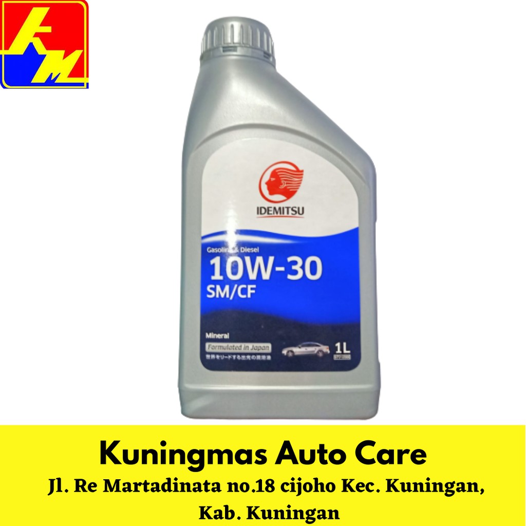 Jual OLI MOBIL IDEMITSU SM CF 10W30 kemasan 1 Liter original 100 % ...