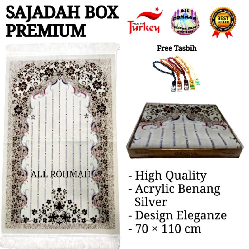 Jual SAJADAH BOX EXCLUSIVE PREMIUM MOTIF ELEGANZE COCOK UNTUK SESERAHAN ...
