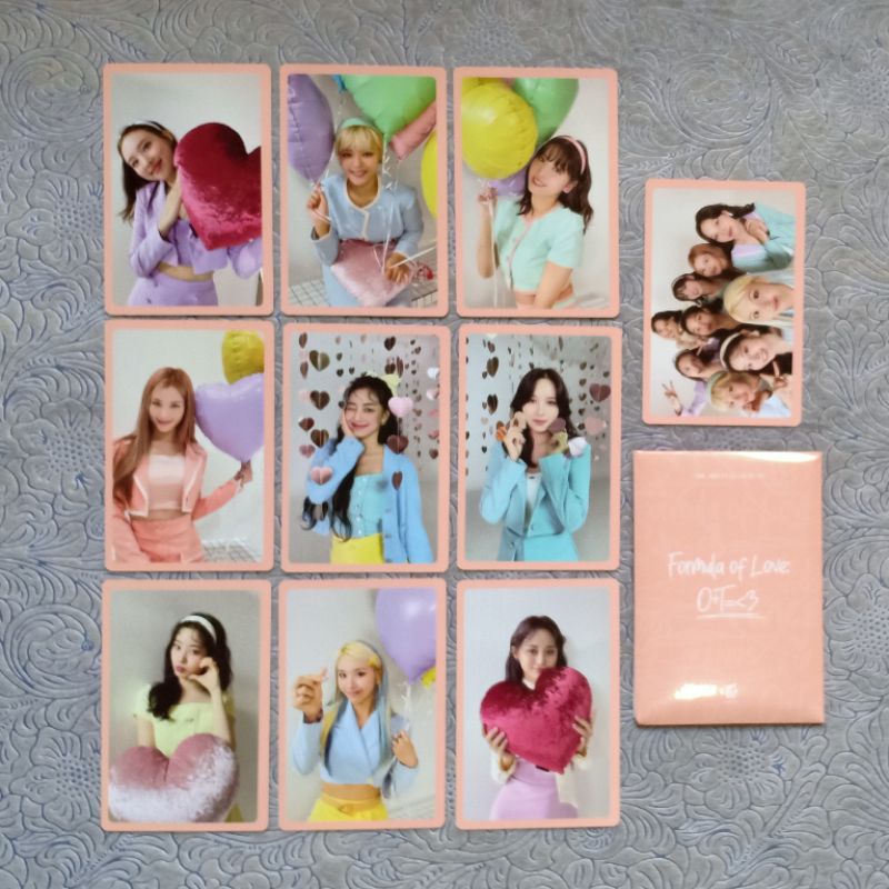 Jual Official Photocard Twice Formula of Love Full of Love Ver. | Shopee Indonesia