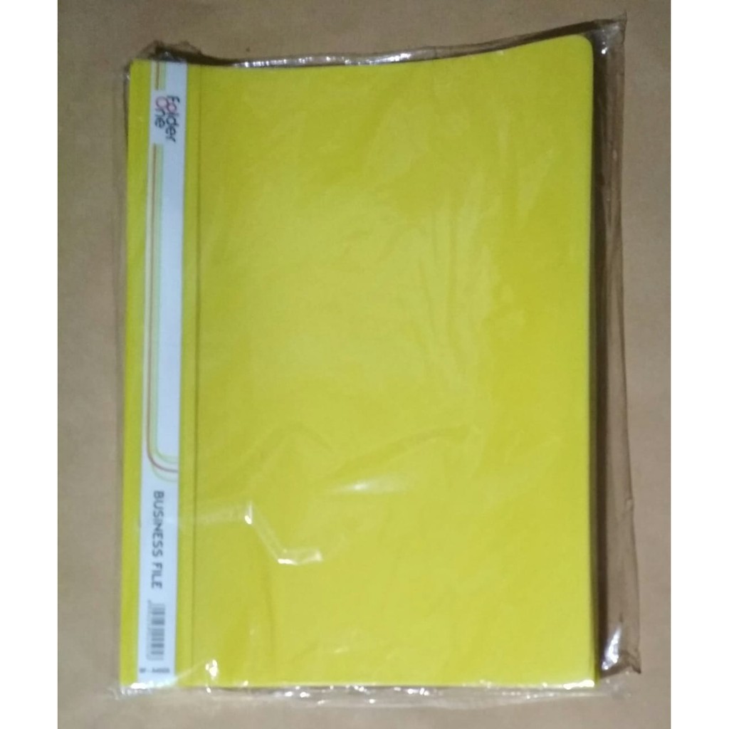 Jual BUSINESS FILE - MAP PLASTIK A4 FOLDER ONE KUNING | Shopee Indonesia
