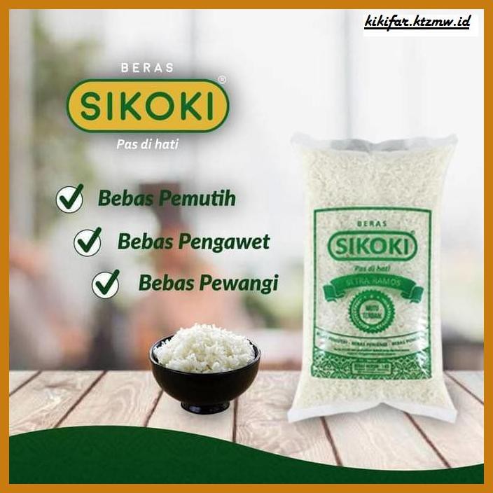 Jual ANEKA-BERAS- PROMO BUNDLING PAKET 3 PCS BERAS SIKOKI UKURAN 1 KG ...