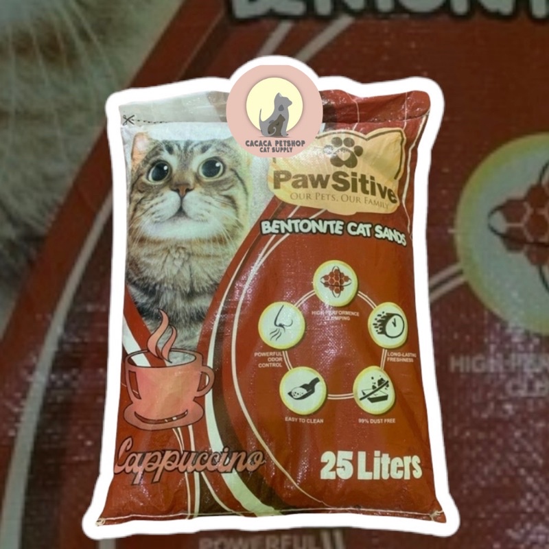 Jual Pasir Gumpal Wangi Pawsitive 25L (20kg) | Shopee Indonesia