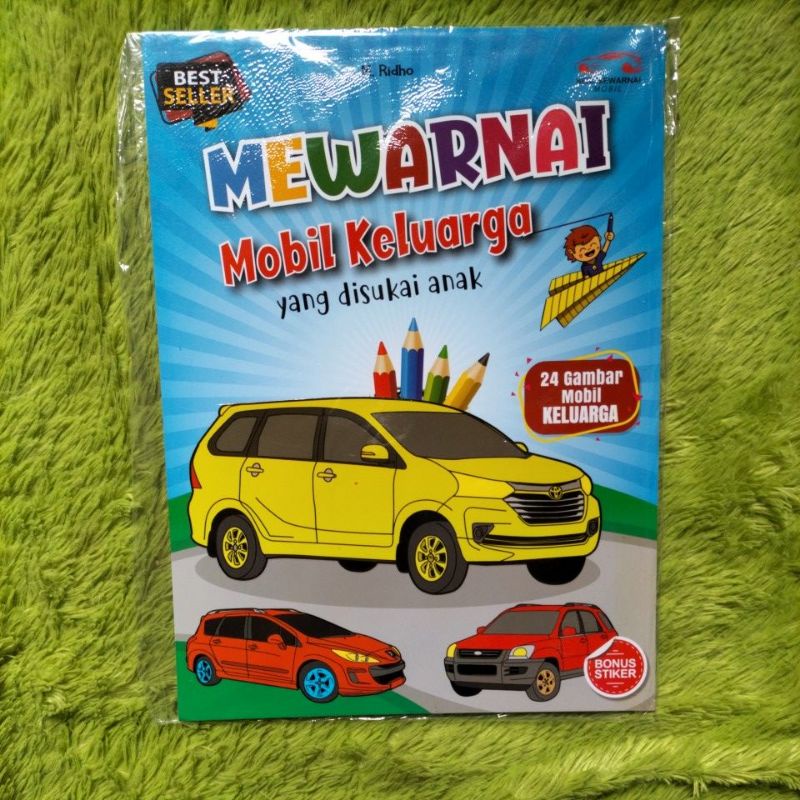 Jual ORIGINAL BUKU MEWARNAI MOBIL SEDAN MEWARNAI CITY CAR MEWARNAI ...