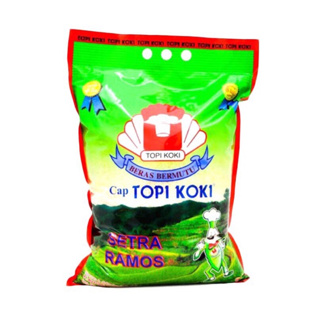 Jual Beras TOP KOKI 5 kg | Shopee Indonesia
