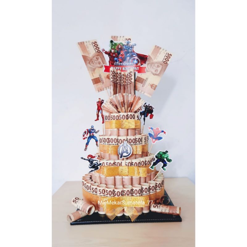 Jual Money Cake - Kue Uang Ulang Tahun - Kue Uang - Kue Uang ...