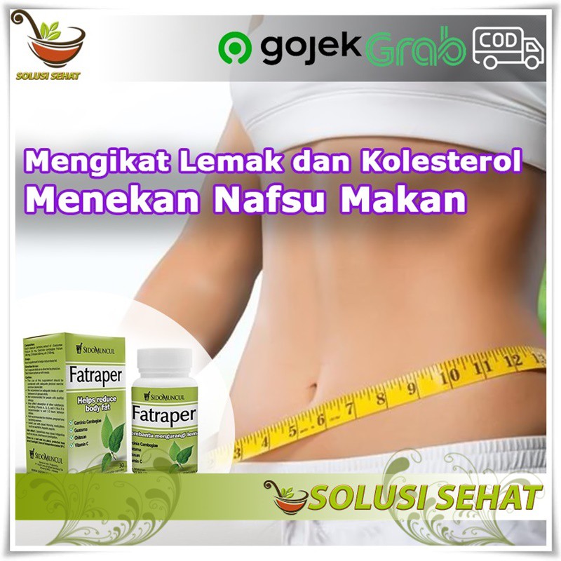 Jual Obat Kolesterol Peluntur Lemak Memperlancar BAB Fatraper ...