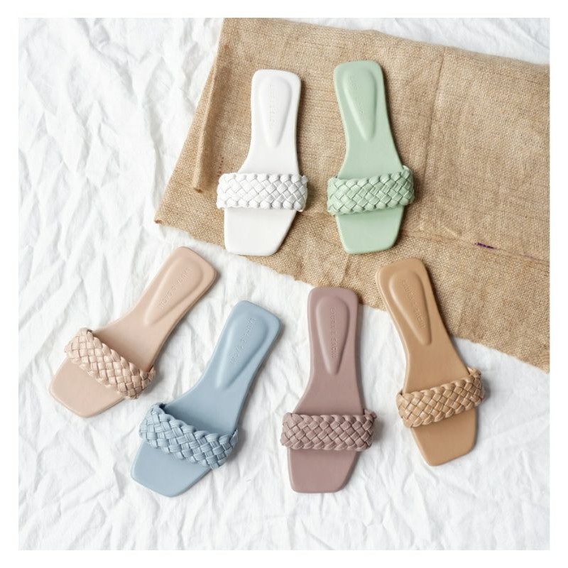 Jual LAURA & SACHI JA020 Sandal Flat / Teplek | Shopee Indonesia