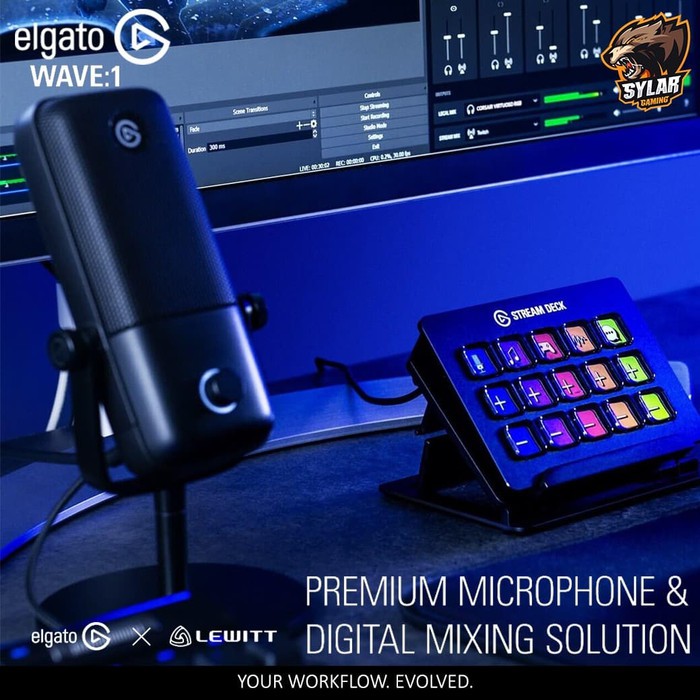 Jual Elgato Wave:1 Premium USB Condenser Microphone Digital Mixing ...