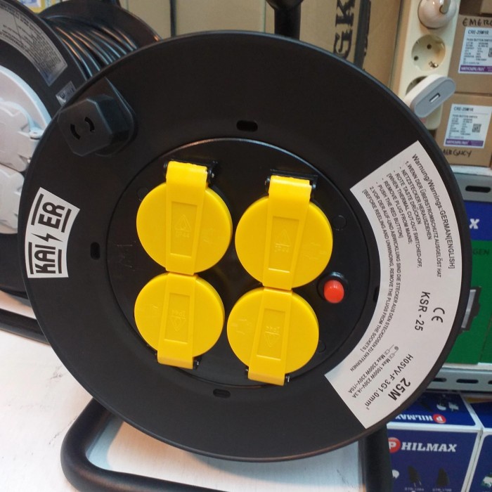 Jual Kabel Roll - Cable Roll 25M Kaiser Gulungan Kabel 25 M Asli ...