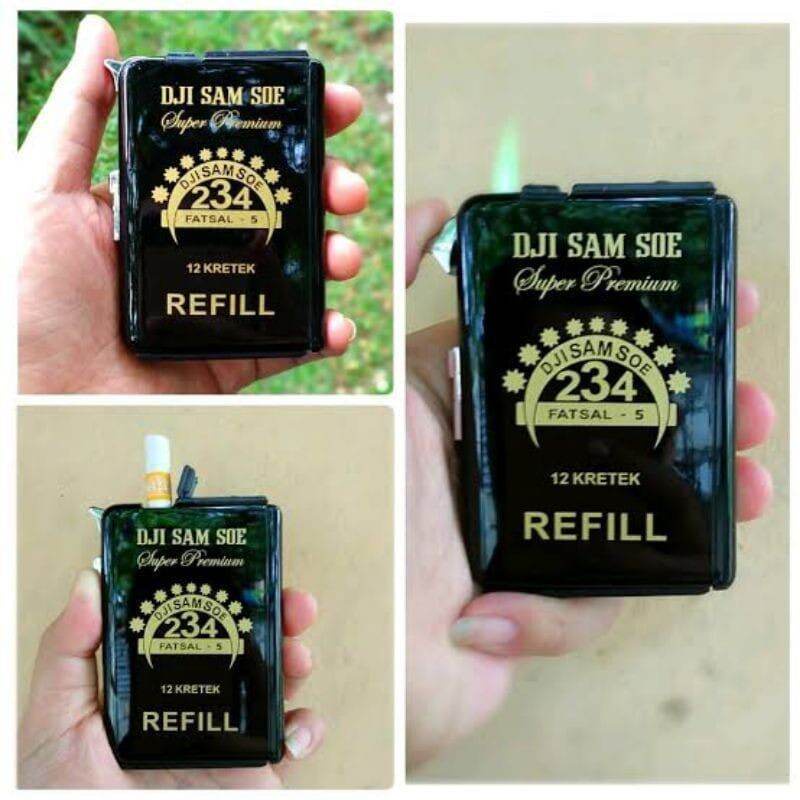 Jual PROMO - TEMPAT ROKOK KOREK MOTIF DJI SAM SOE 123 - KOTAK ROKOK ...