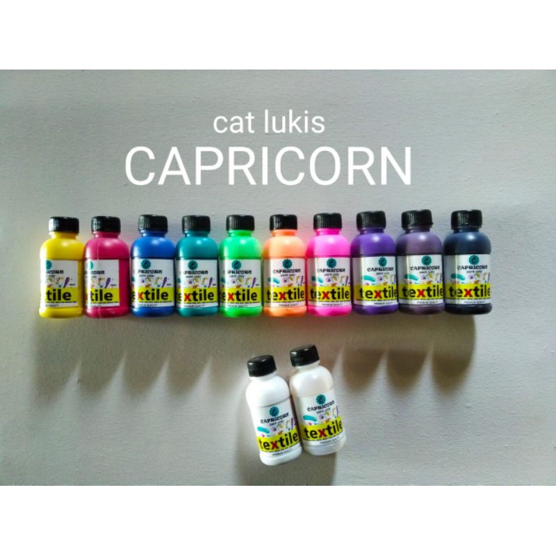 Jual Cat Textile Capricorn/ Paket 12 Warna (50ml) | Shopee Indonesia