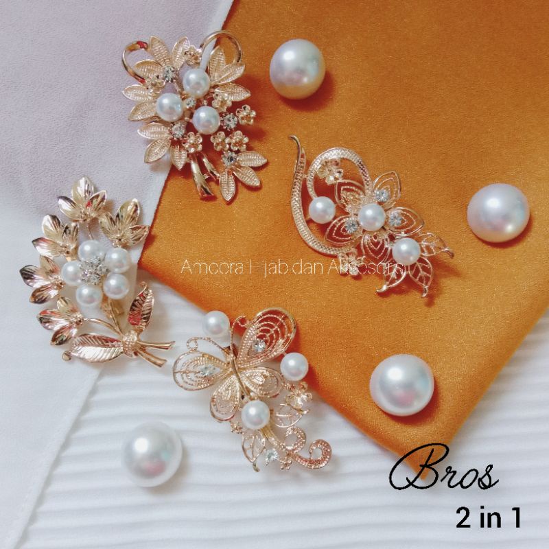 Jual Bros Jilbab/ Bros Jilbab 2 in 1/ Brooch /Bros Premium /Bros Hijab ...
