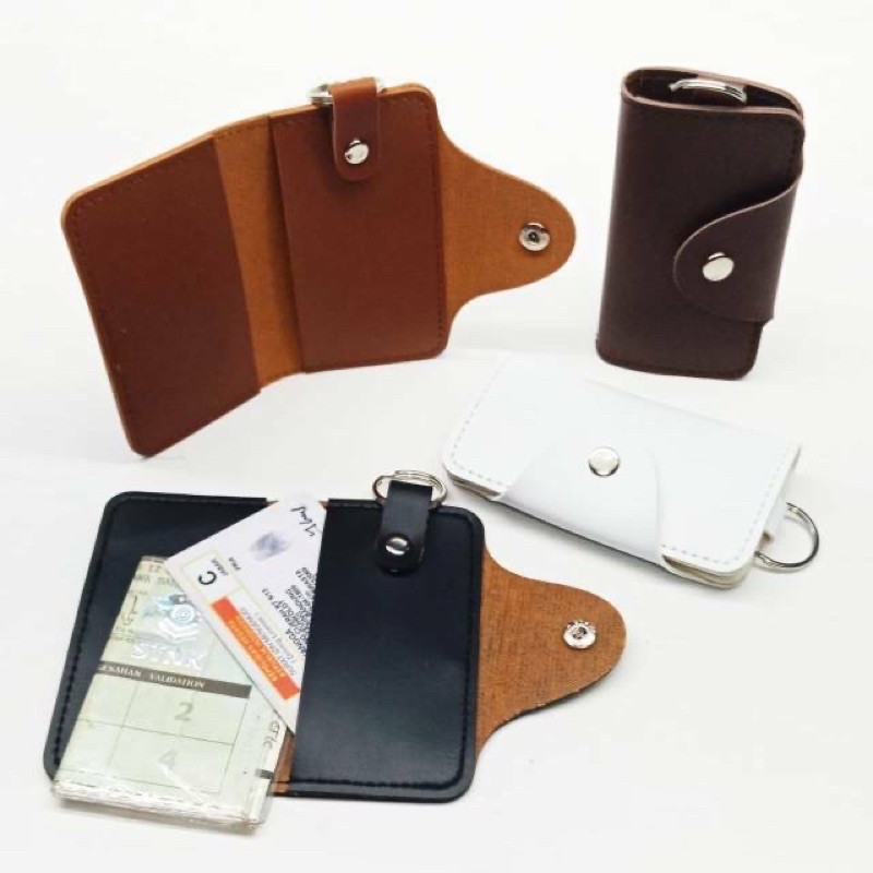 Jual DOMPET STNK Kulit / Gantungan Kunci Mobil Motor LIPAT 2 MINImalis ...